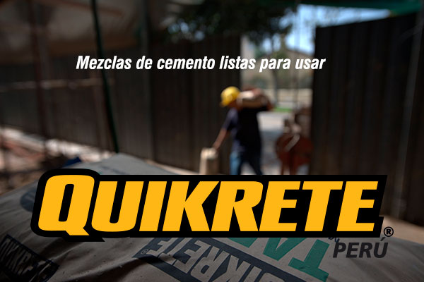 QUIKRETE Perú. Mezclas secas con cemento, embolsado, listas para usar.